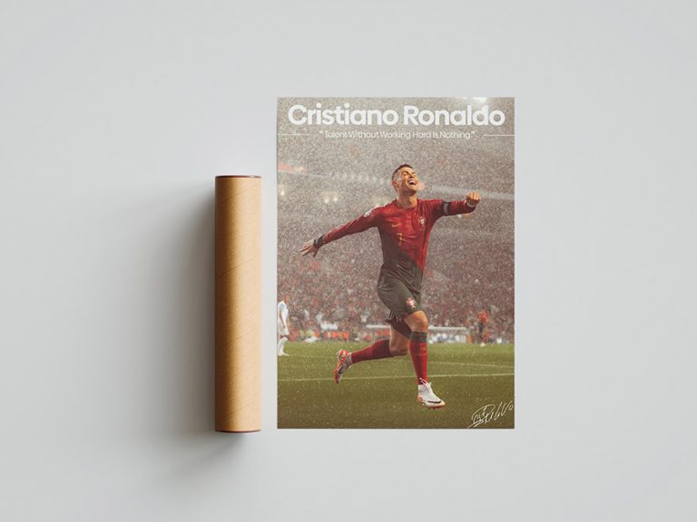 Cristiano Ronaldo “Talent” Poster
