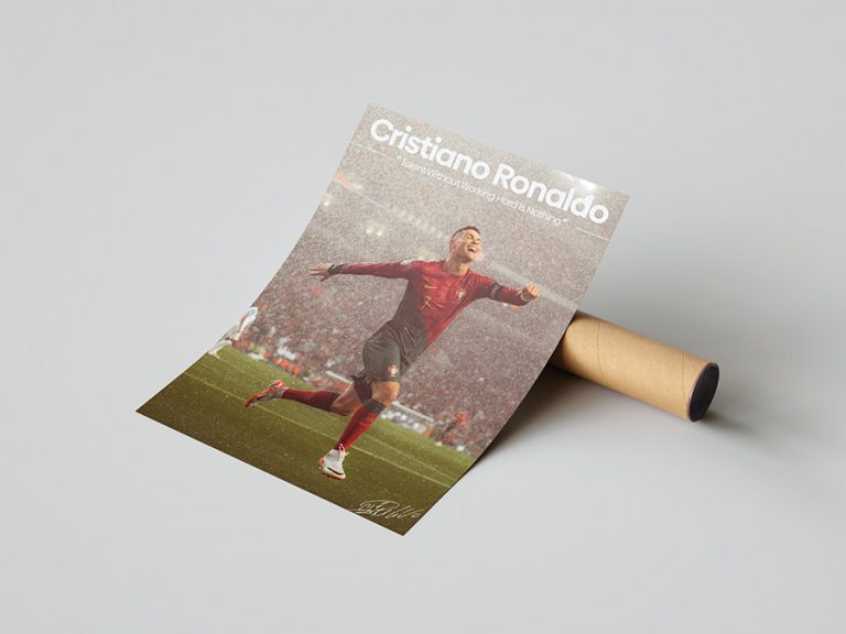 Cristiano Ronaldo “Talent” Poster
