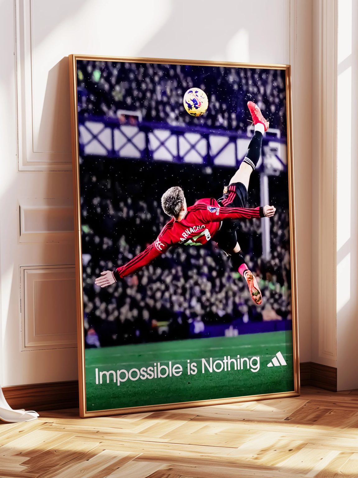 Alejandro Garnacho Bicycle Kick Poster